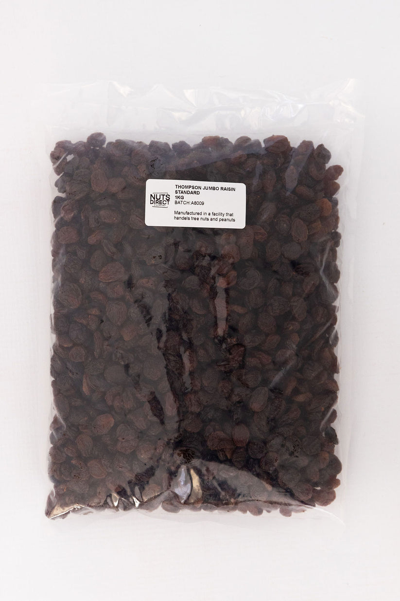 RAISIN SEEDLESS JUMBO 1KG – NUTS DIRECT