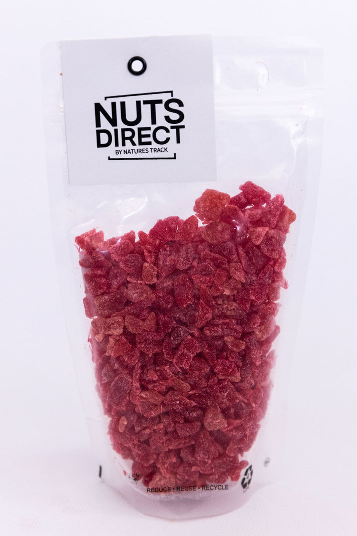 STRAWBERRY CUBES 250G – NUTS DIRECT