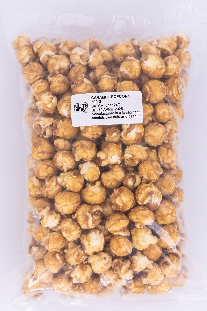 CARAMEL POPCORN 500G – NUTS DIRECT
