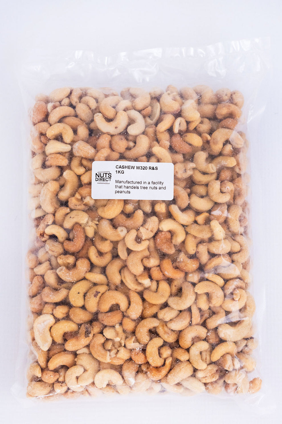 CASHEW ROASTED & SALTED 1KG – NUTS DIRECT
