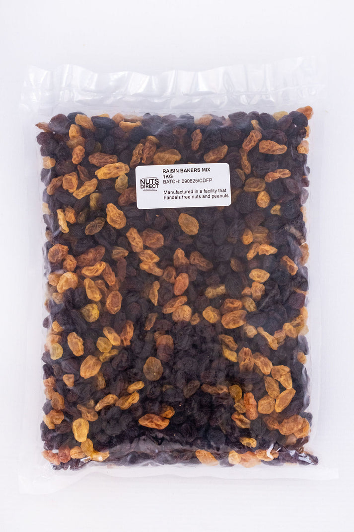 RAISINS BAKERS MIX (raisinssultanascurrants) 1KG – NUTS DIRECT