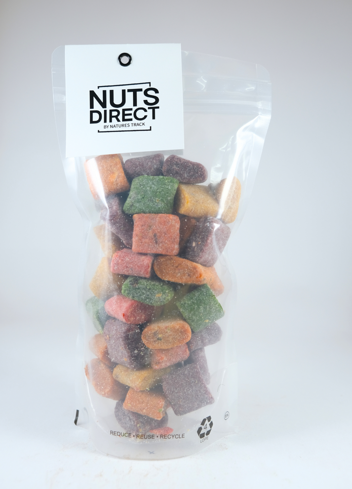 FRUIT CUBES SUGAR 500G – NUTS DIRECT