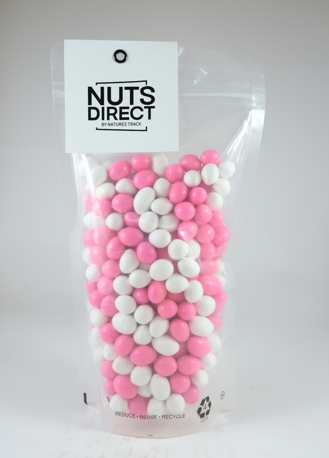 PINK n WHITE PEANUTS 350G – NUTS DIRECT